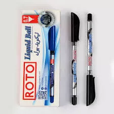 Roto Liquid Pen Black 12 Pieces
